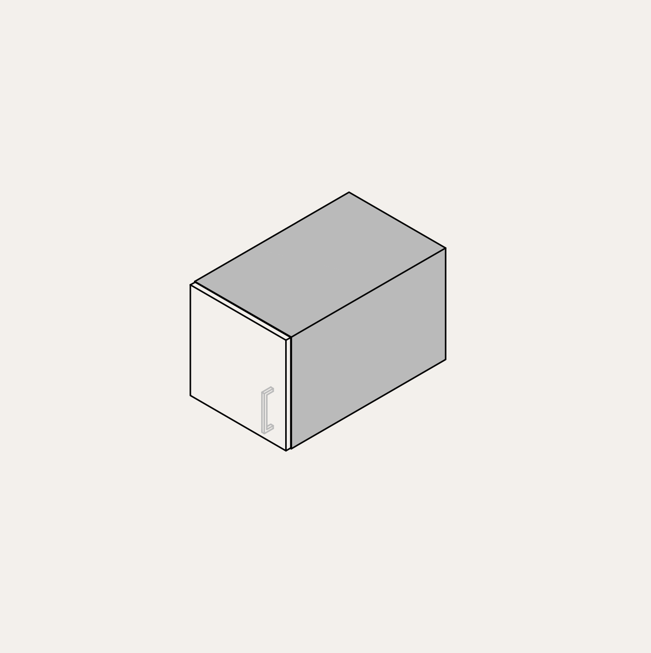 Wall - Deep (Left Hinge) – PALET Cabinetry
